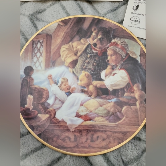 The Bradford Exchange | Other | Knowles Goldilocks And The Three Bears ...